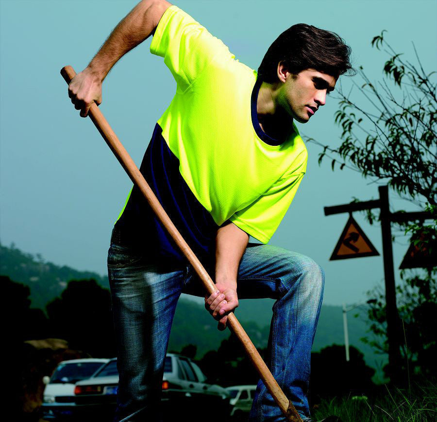 Bocini Hi-Vis Safety Tee-(ST0691) – Cap Wholesalers