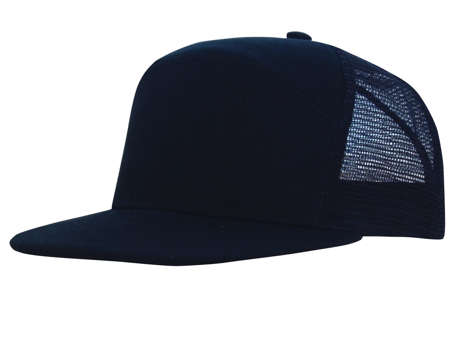 Headwear Premium American Twill A Frame Cap With Mesh Back (4154)-Clea ...