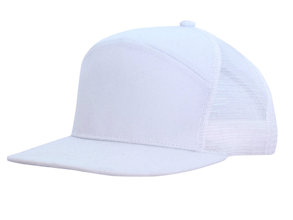 Headwear Premium American Twill A Frame Cap With Mesh Back (4154)-Clea ...